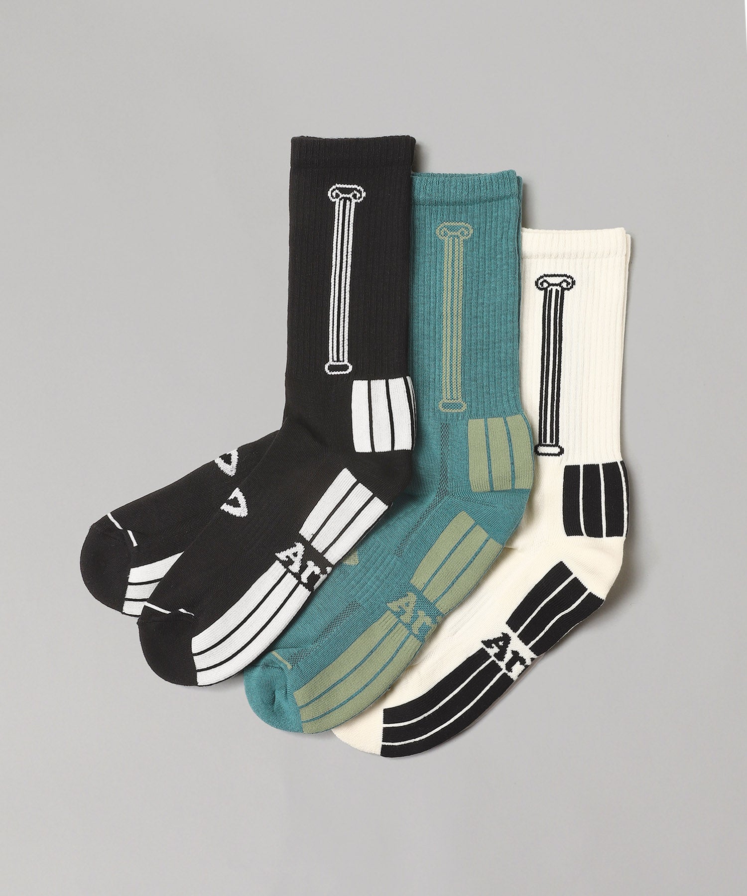 3 Pack Column Sock ｜アリーズ(Aries)｜Forget-me-nots Online Store